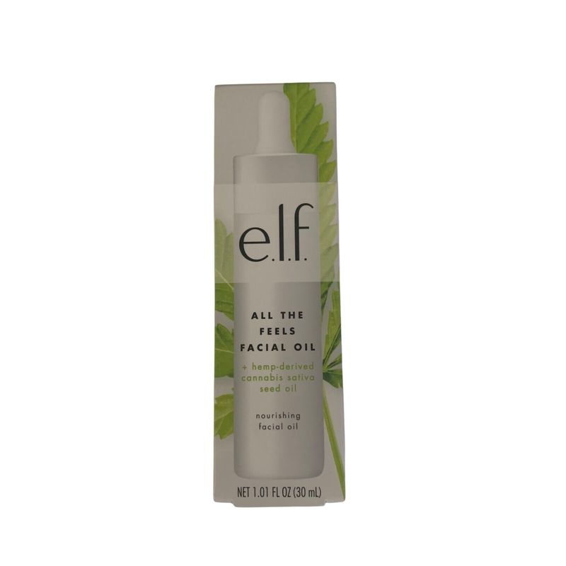 E.l.f. Skin. All The Feels Facial Oil w/ Hemp-Drived Seed Oil ...