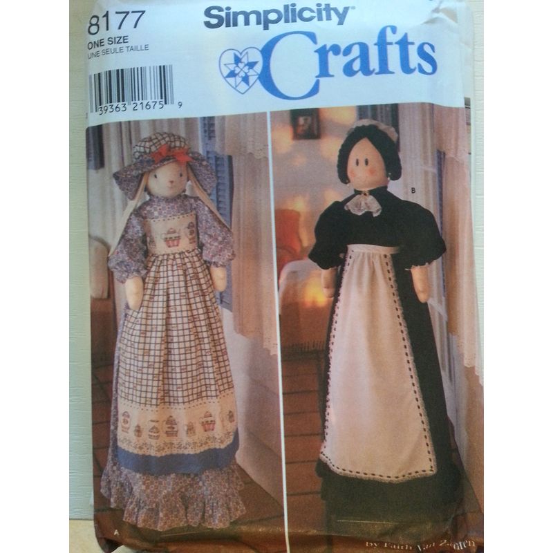 Simplicity Crafts Sewing Pattern 8177, Bunny & Cleaning Lady Covers for ...