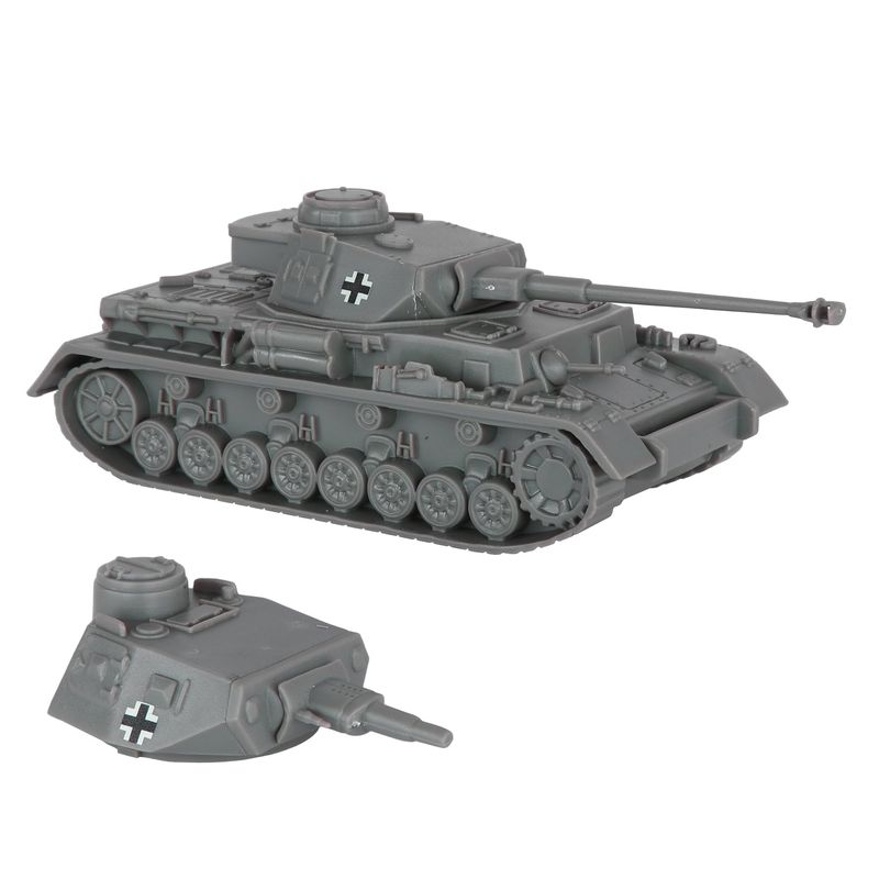 BMC CTS WW2 German Panzer IV Tank - Gray 1:38 Plastic Army Military ...