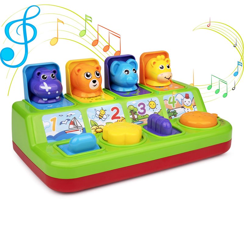 Playkidz Baby Pop Up Toy, Toddler Music Cause & Effect Toys ...