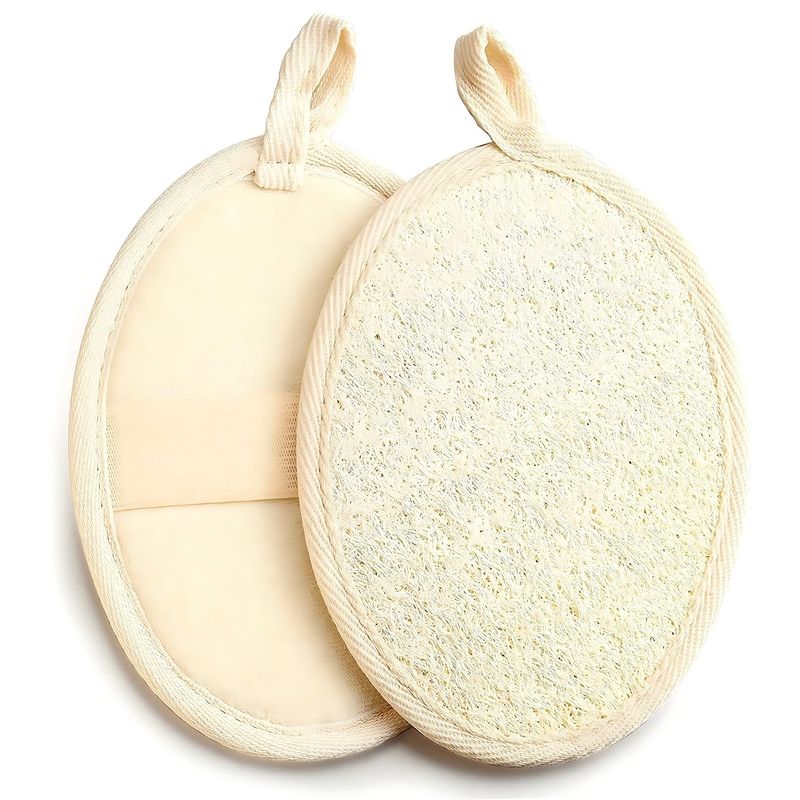 2 PCS Body Sponges for Shower,Body Scrubber,Body Exfoliator,Bath ...