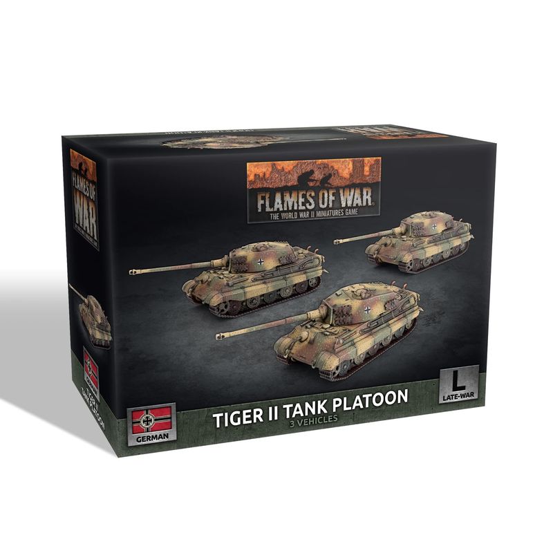 Flames of War Late War German Tiger II King Tiger Tank Platoon GBX178 - EveryMarket