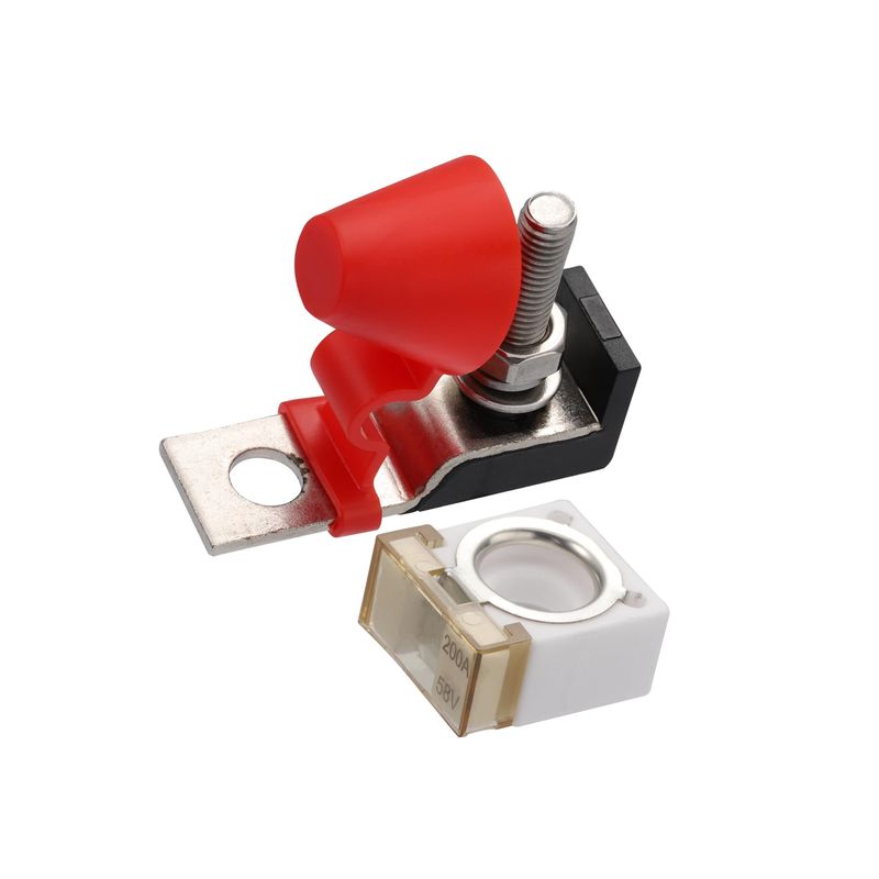 Hihaha 1 Set 200A Battery Fuse Terminal Fuse Block Fuse 58V for Car ...