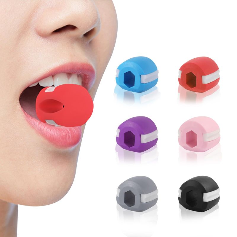6pc x jaw exerciser men, jaw exerciser, jaw trainers, Jawline Exerciser ...