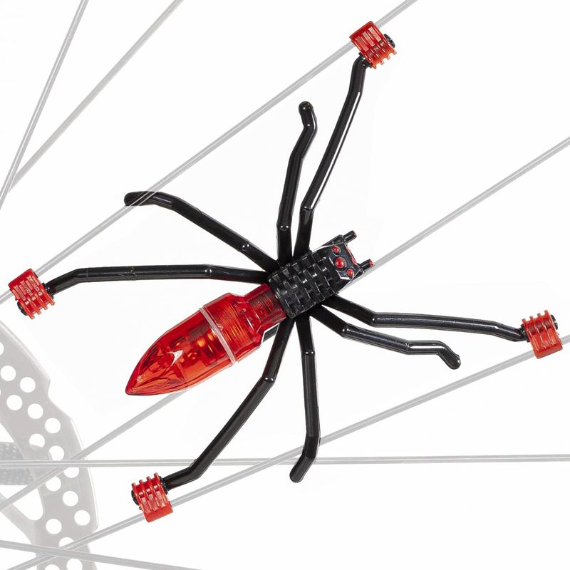 Spider Bike Wheel Spoke Lights – Cool LED Bicycle Decorations for Kids ...