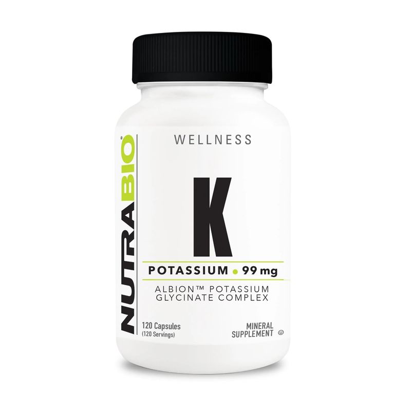 NutraBio Potassium Complex, Potassium Supplement for Healthy Heart ...