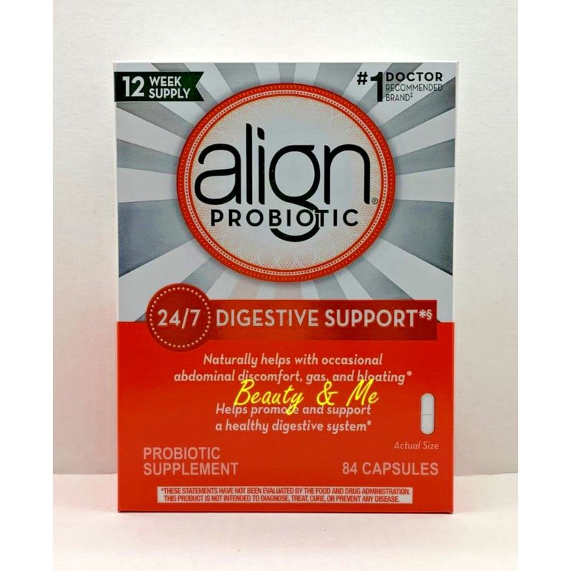 align Daily Probiotic Supplement 84 Capsules ** Digestive System ...