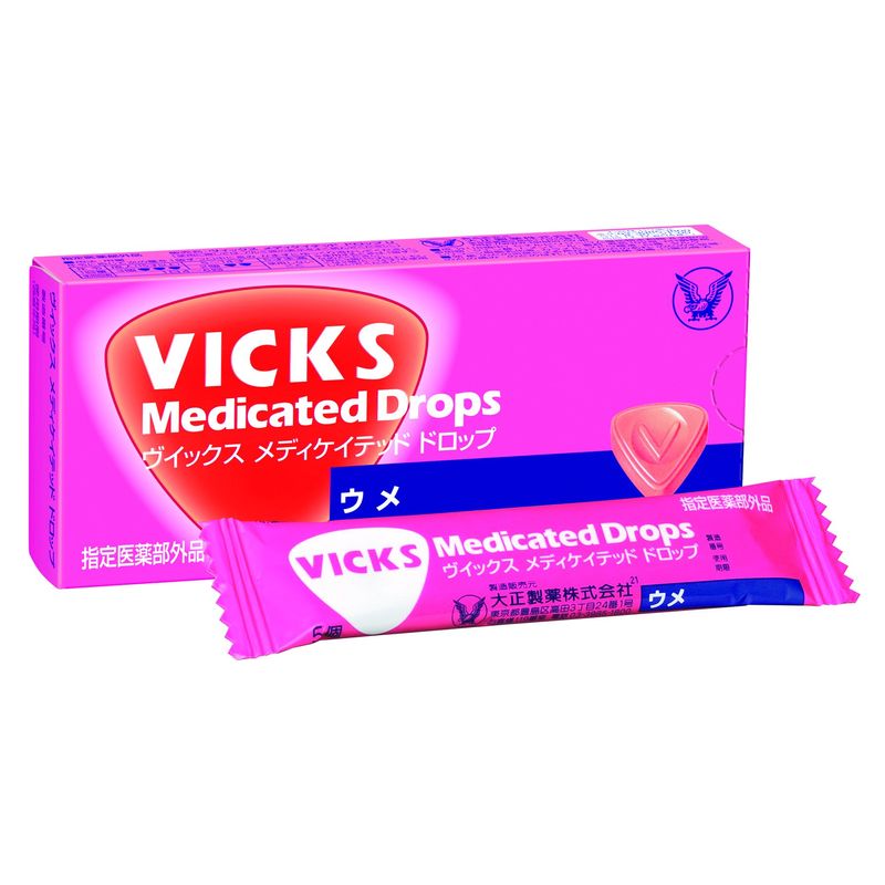 Taisho Pharmaceutical Vicks Medicated Drop Ume (Designated Quasi-Drug ...