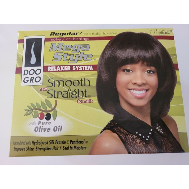 Mega Style Relaxer System Smooth & Straight Formula Perm Kit Regular ...