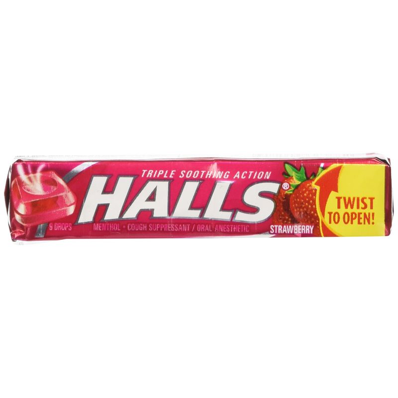 Halls Strawberry, 20-Count Packages - Online Marketplace - EveryMarket