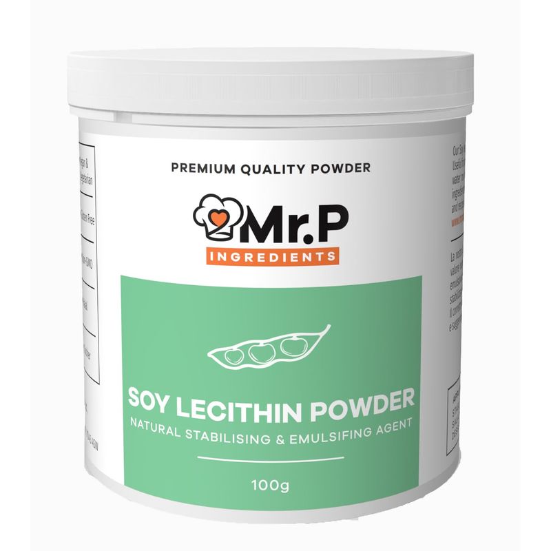Mr.P Ingredients Soy Lecithin Powder 100g Stabilising & Emulsifying ...