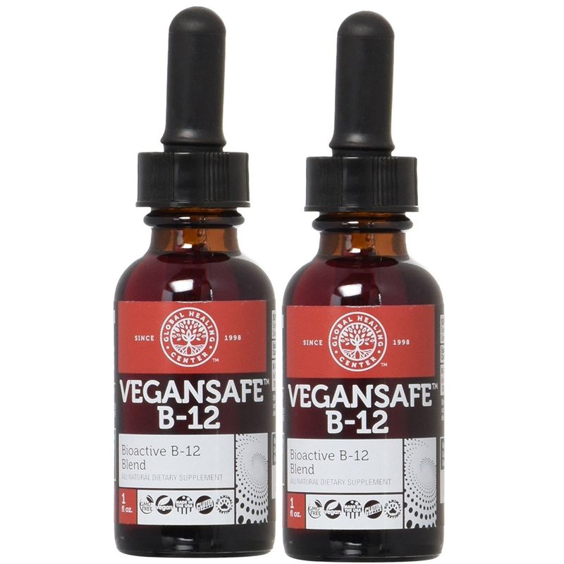 Global Healing Vitamin B12 5000 mcg, Organic Sublingual Liquid Drops ...