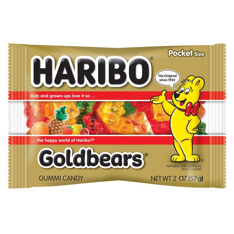 Haribo Gummi Candy, Goldbears, 2 Ounce (Pack of 4) - Online Marketplace ...
