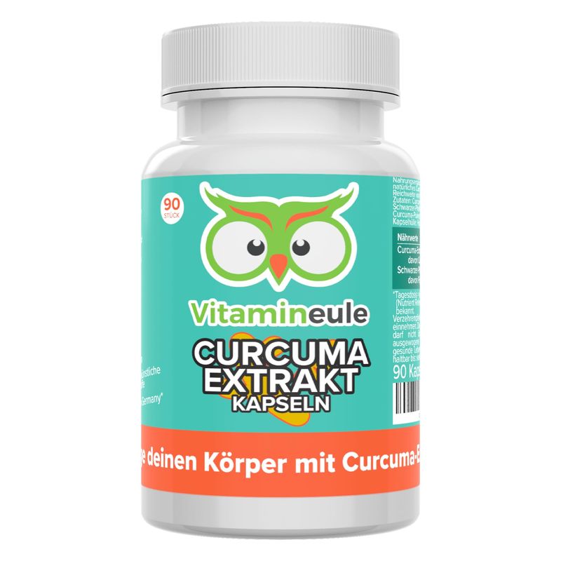 Curcuma Extract Capsules - High Dose 350 mg Curcumin - 30:1 Extract ...