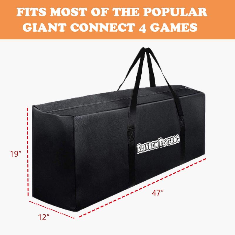 Giant 4 in a Row Connect Game Carrying Duffle Bag - Easy Storage ...