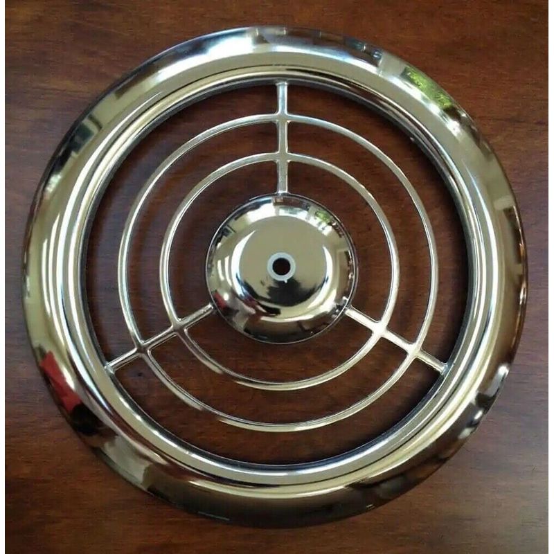 Exhaust fan grill cover 12 inch round Silver Emerson Pryne Blo-Fan ...