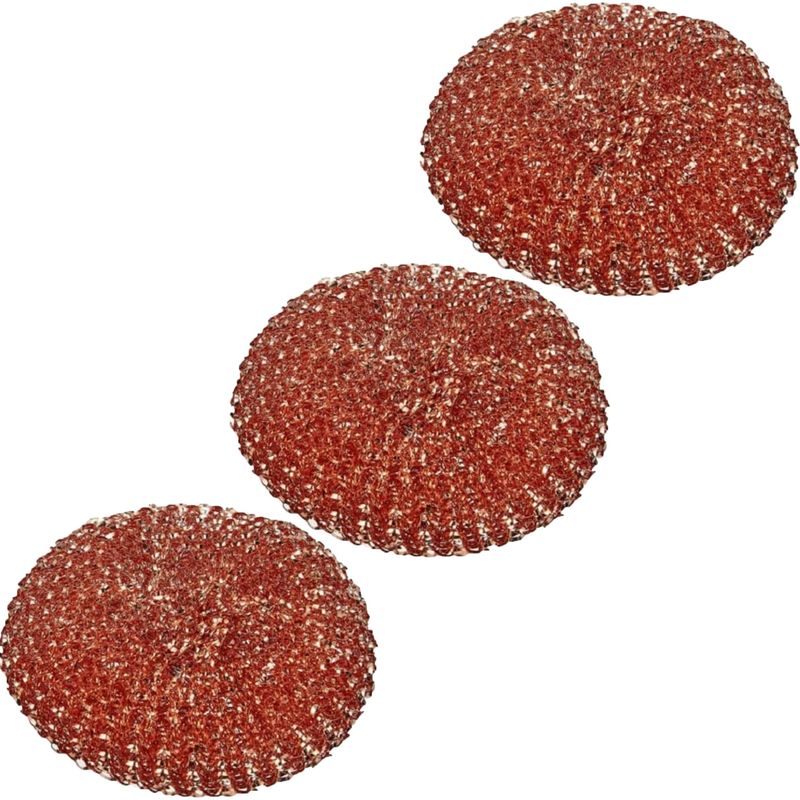 Fujisho New Pure Copper Scourer, The Power of Copper, Kitchen Scourer ...