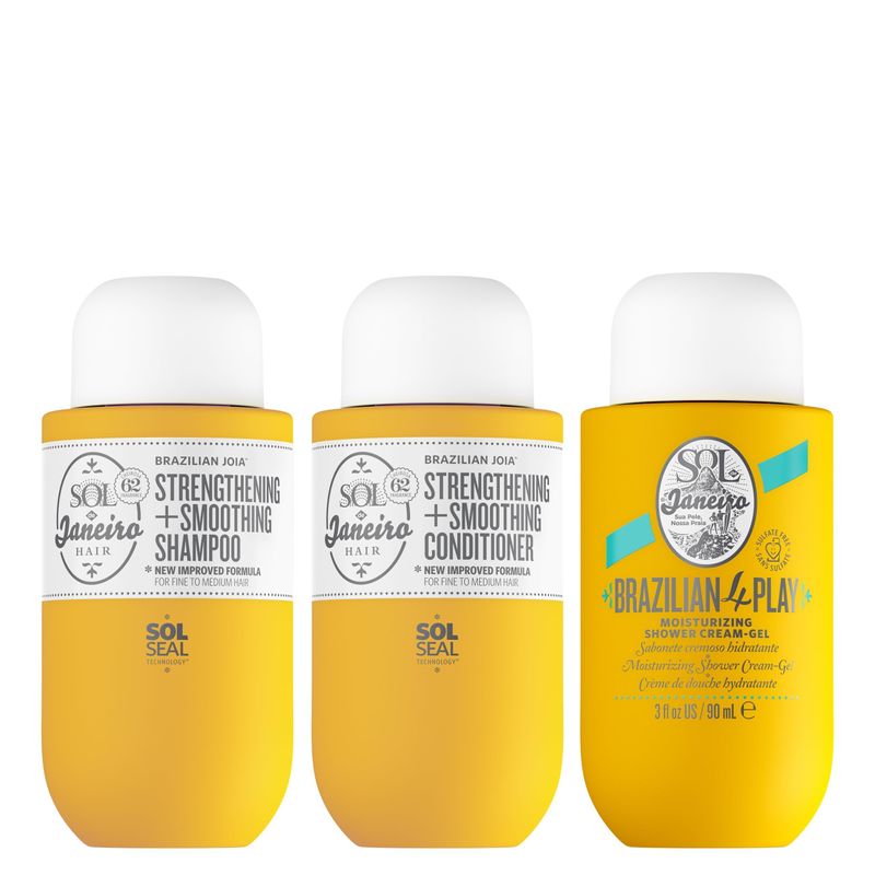 SOL DE JANEIRO Mini 4 Play Moisturizing Shower Cream Gel Body Wash ...