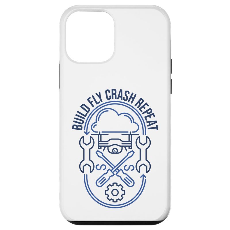 Phone Case for iPhone 12 mini FPV Drone Pilot - Drone Build Fly Crash ...