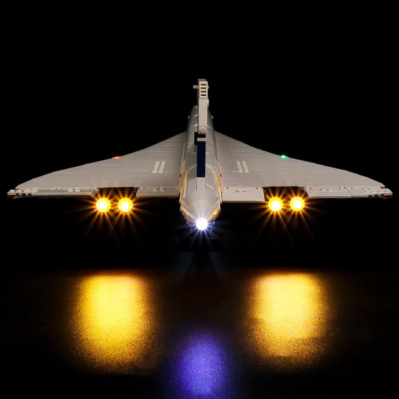 Kyglaring LED Lighting Kit for Lego Icons Airbus Concorde 10318 ...