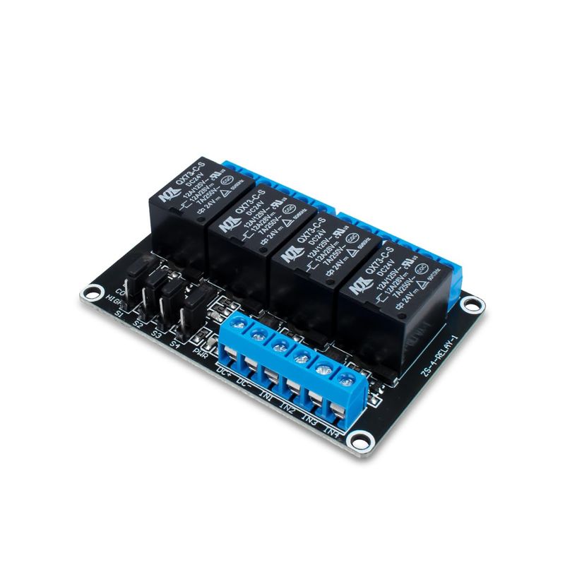 Innfeeltech 1pcs DC 24V Relay Module 4 Channel Relay with Optocoupler ...