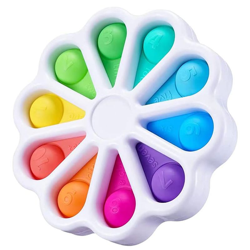 Dimple Digits Fidget Toy Flower Dimples Fidget Popper Toy, Pop Dimple ...