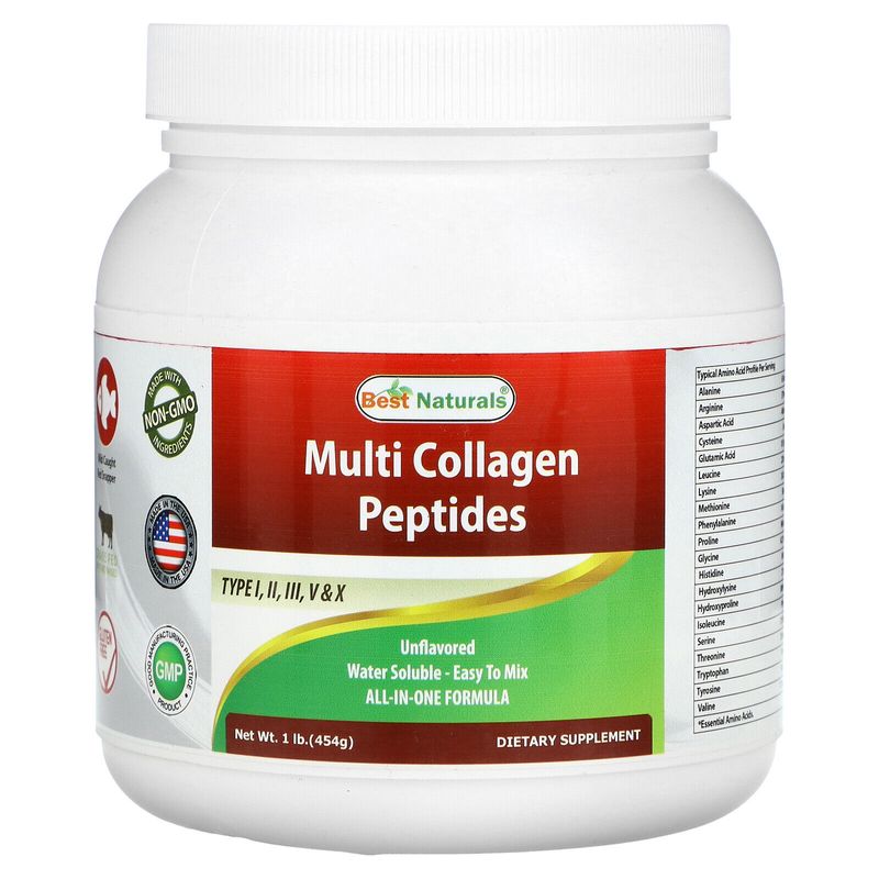 Multi Collagen Peptides, Unflavored, 1 lb (454 g) - Online Marketplace ...