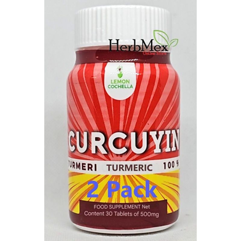 Curcuyin 2 Pack turmeric lemon cochella curcullin curcuma tablets 2 ...
