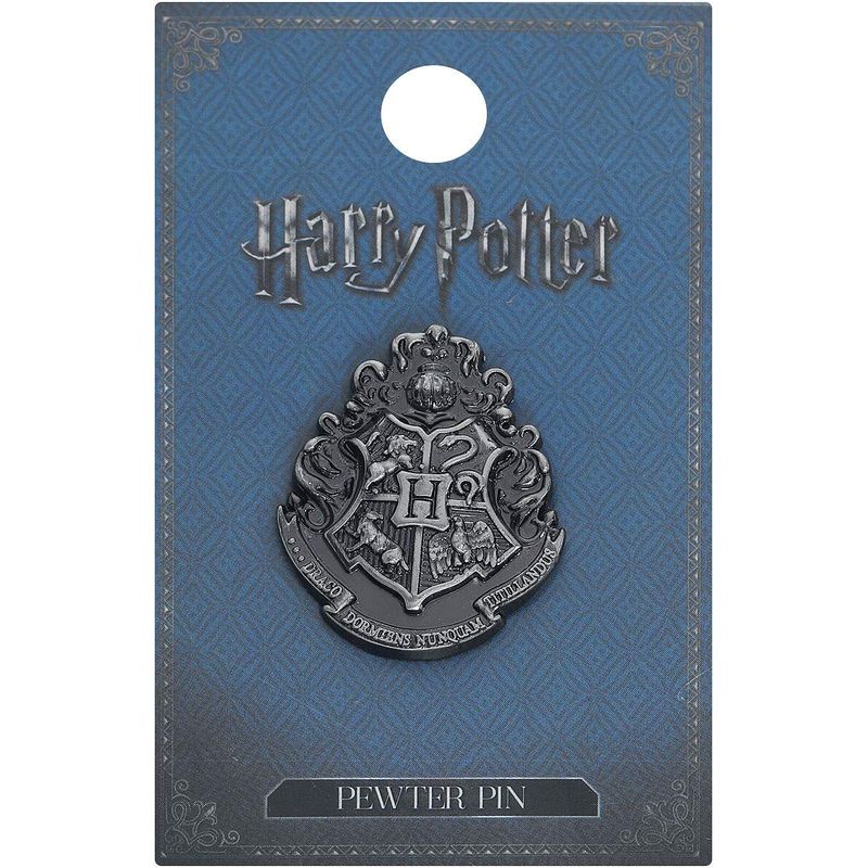 Harry Potter Hogwarts School Crest Pewter Lapel Pin - Online ...