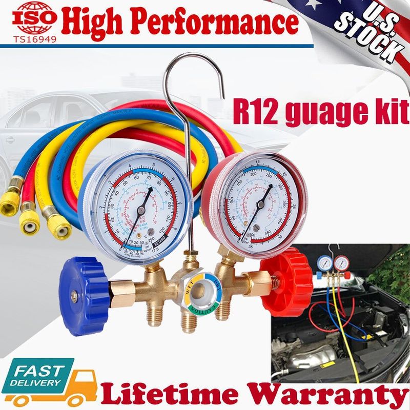 AC Diagnostic Manifold Freon Gauge A/C Tool Set - Online Marketplace ...