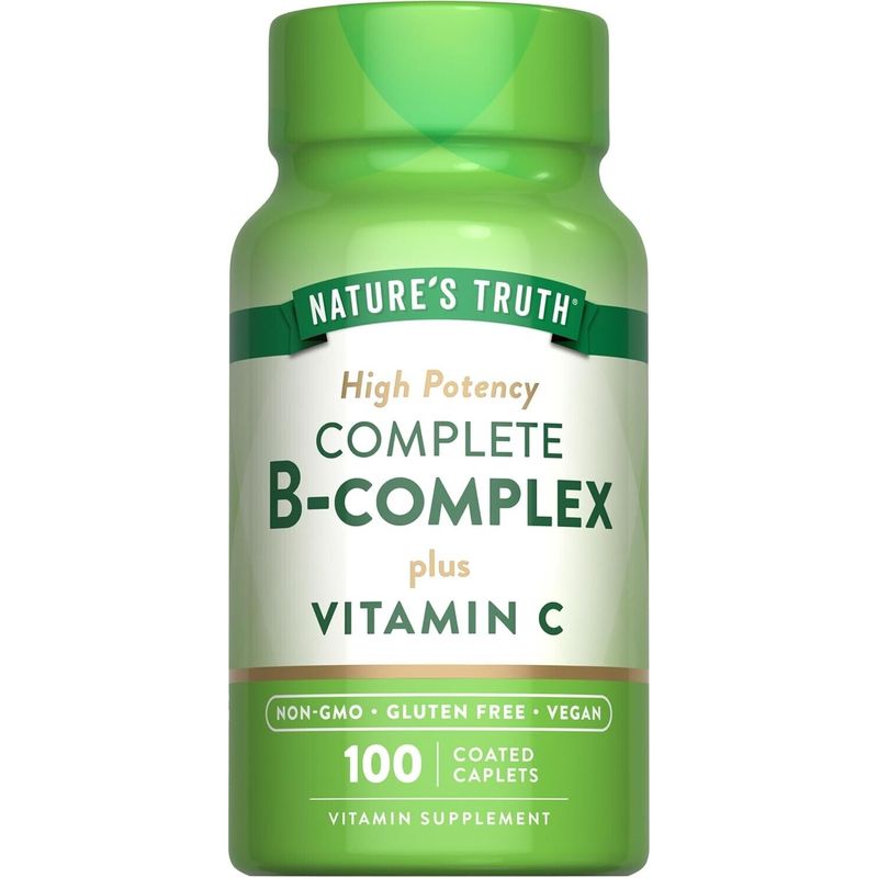 SM Nature's Truth Vitamin B Complex Plus Vitamin C - 100 Caplets ...