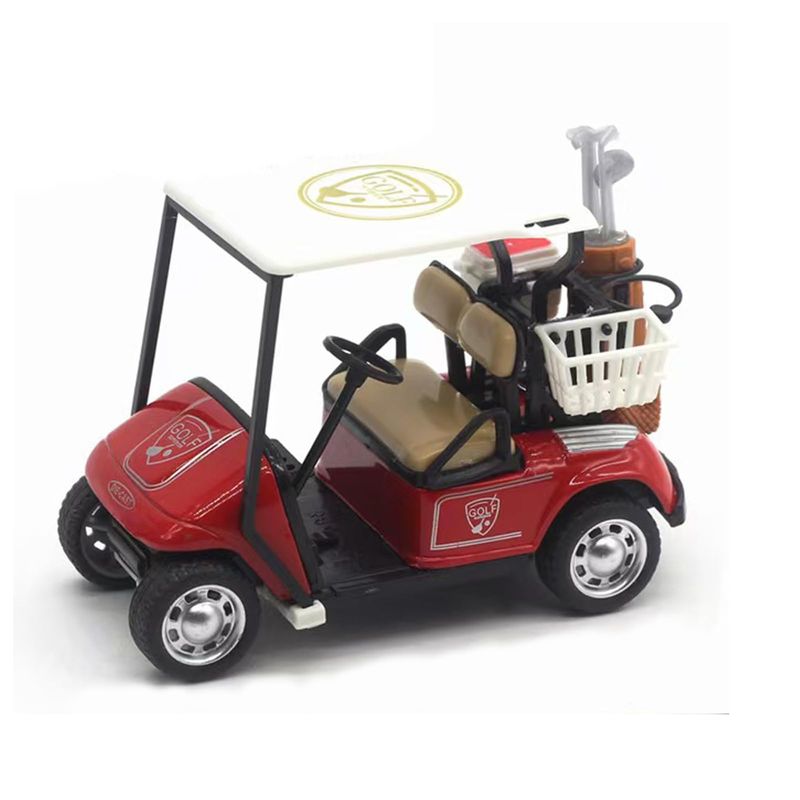 TEITEAI Golf Decor for Golf Party, Miniature Golf Cart Model with ...