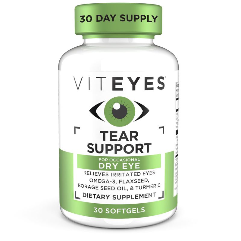 Viteyes Tear Support Eye Soothing Blend, Occasional Dry Eye Supplement ...