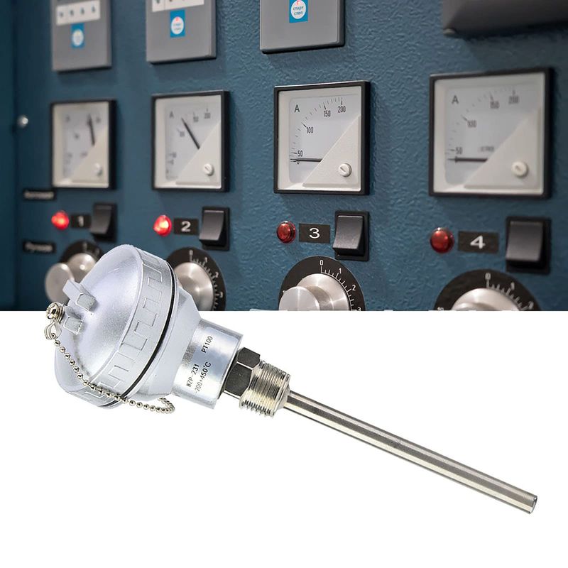 1/2" NPT Thread Thermocouple, -200°C to 420°C Range RTD PT100 ...