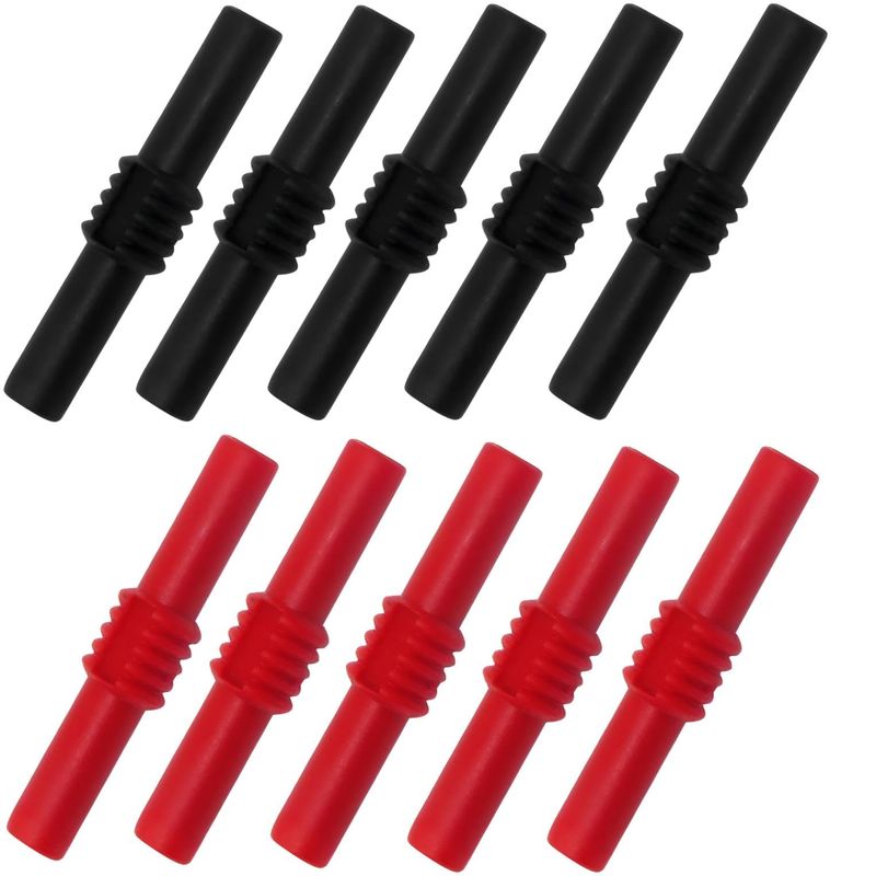 fogman Banana Plug Female Banana Jack Plug Terminal Red Black Connector ...