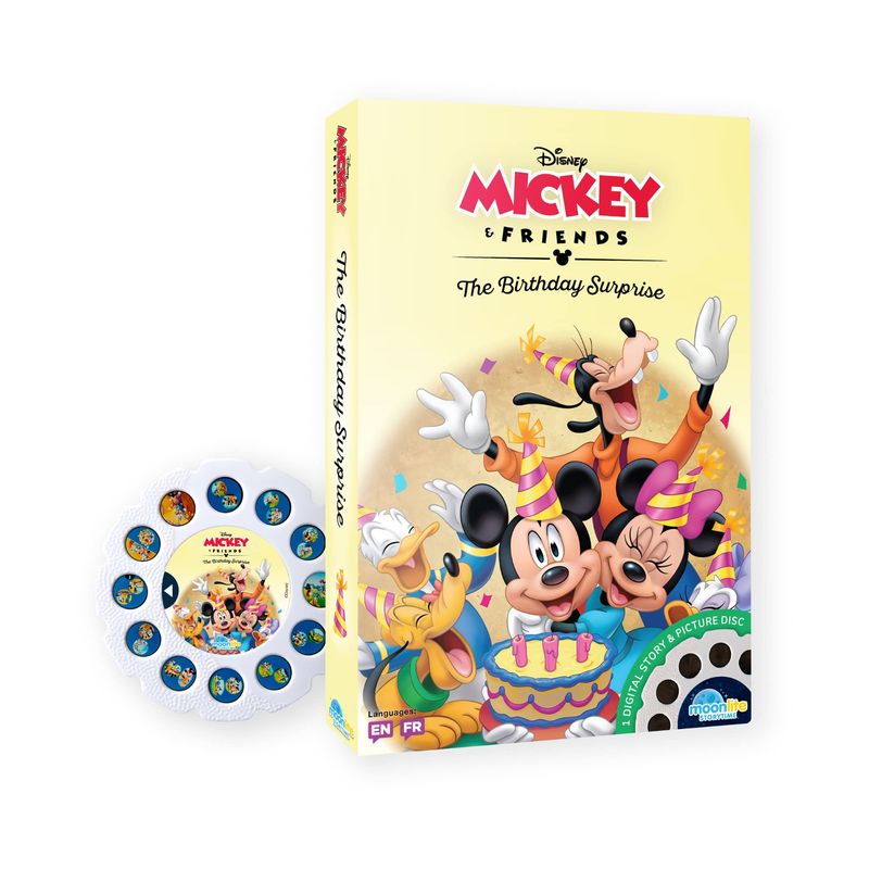 Moonlite Storytime Mickey and Friends The Birthday Surprise Storybook ...