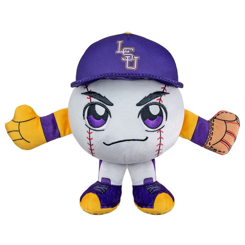 Bleacher Creatures LSU Tigers 8" Kuricha Baseball Sitting Plush - Soft ...