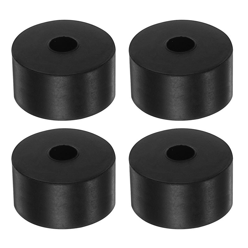 sourcing map 4pcs Rubber Spacer 2 Inch OD 0.47 Inch ID 1.2 Inch Thick ...