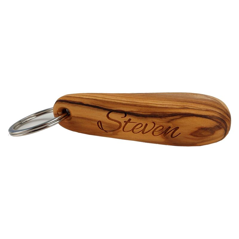 laser-diele Key Ring Engraved with Name – Personalised Key Pendant Made ...