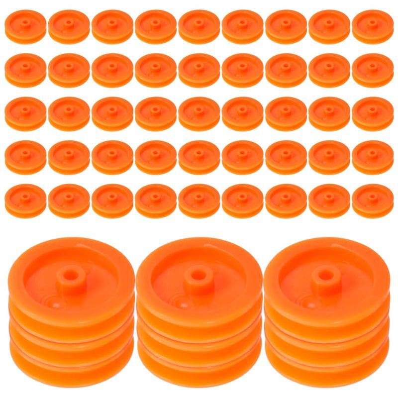 ULTECHNOVO 1set Plastic Pulley Toy Pulley for Rc Car Belt Pulley Mini ...