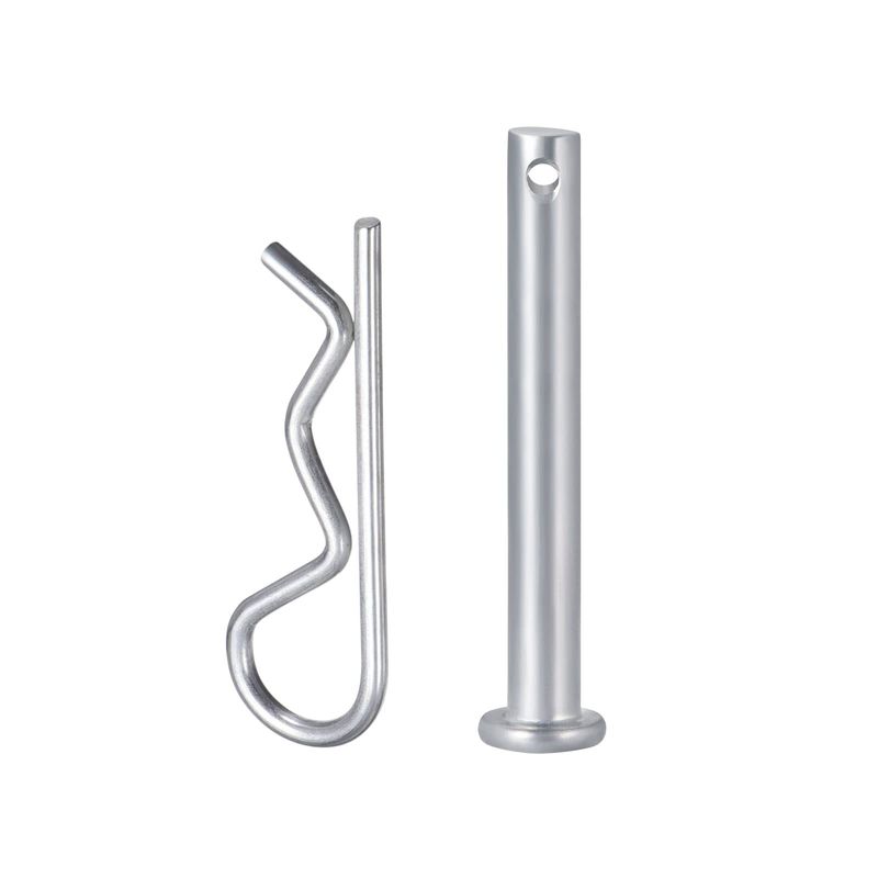 sourcing map 2x40mm Carbon Steel R Shaped Spring Cotter Clips Pins with ...