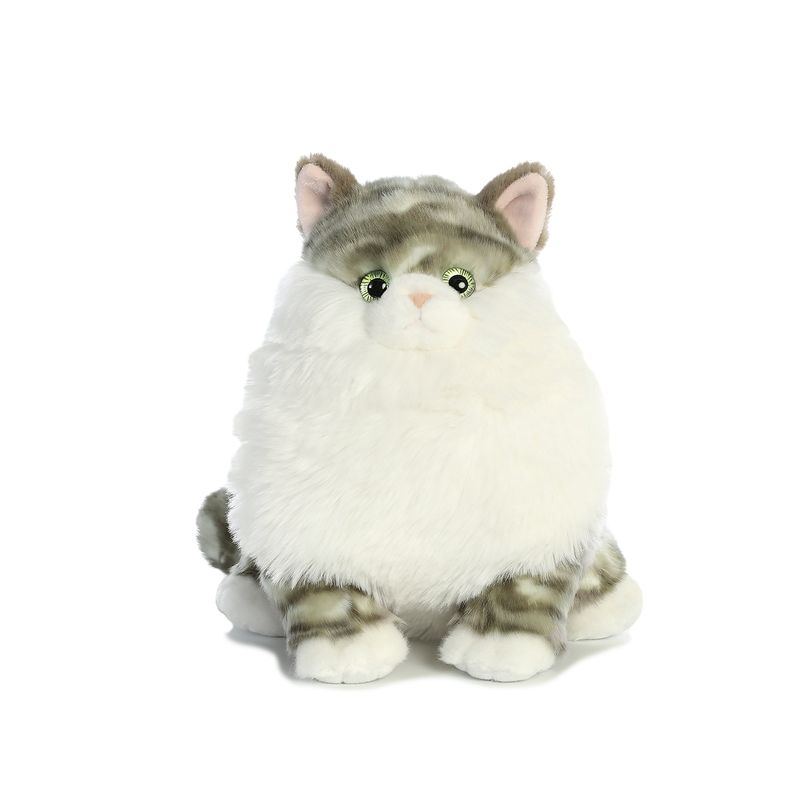 Aurora® Charming Fat Cats™ Dumpling Tabby™ Stuffed Animal - Cuddly ...