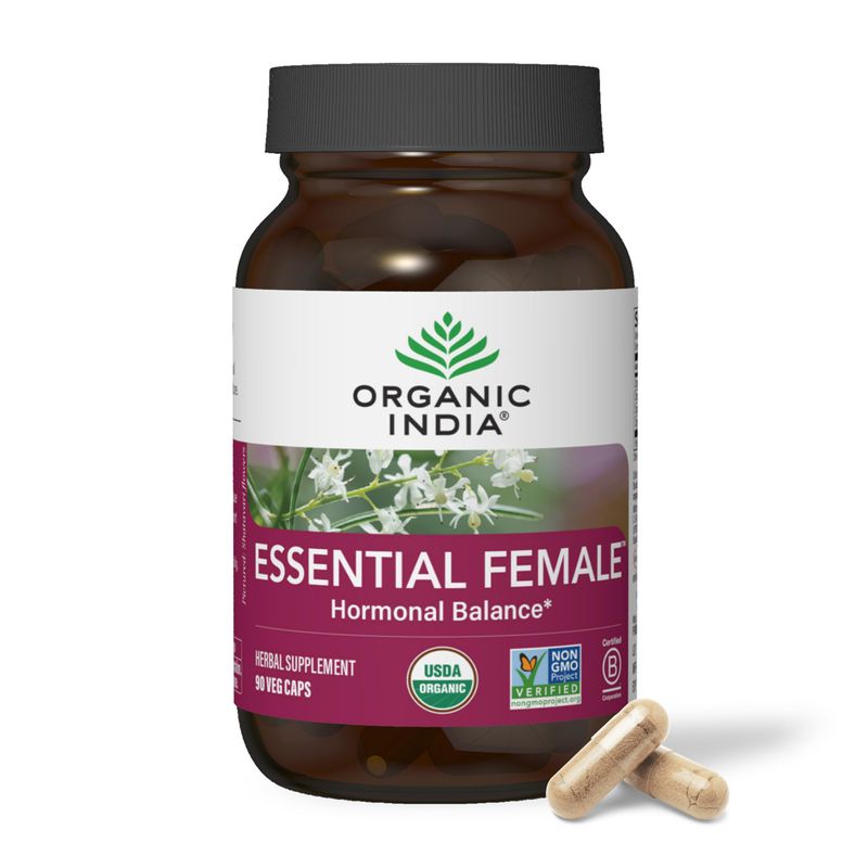 ORGANIC INDIA Essential Female Herbal Supplement - Hormonal Balance ...