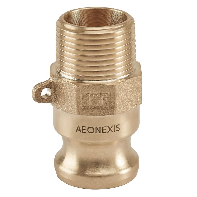 AEONEXIS 1" Camlock Fittings Type F - Heavy-Duty Forged Brass ASTM ...