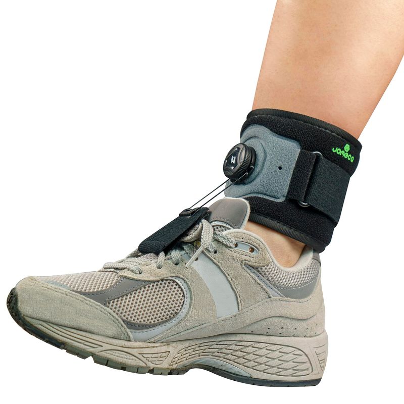 JOMECA Drop Foot Brace with Reel-Adjust Dorsiflexion Drop Foot Support ...