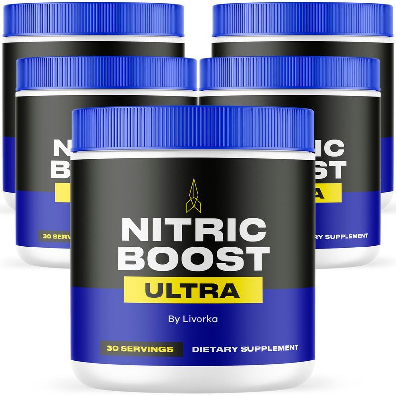 (5 Pack) Nitric Boost Ultra Powder, Nitric Boost Ultra, Nitric Boost ...