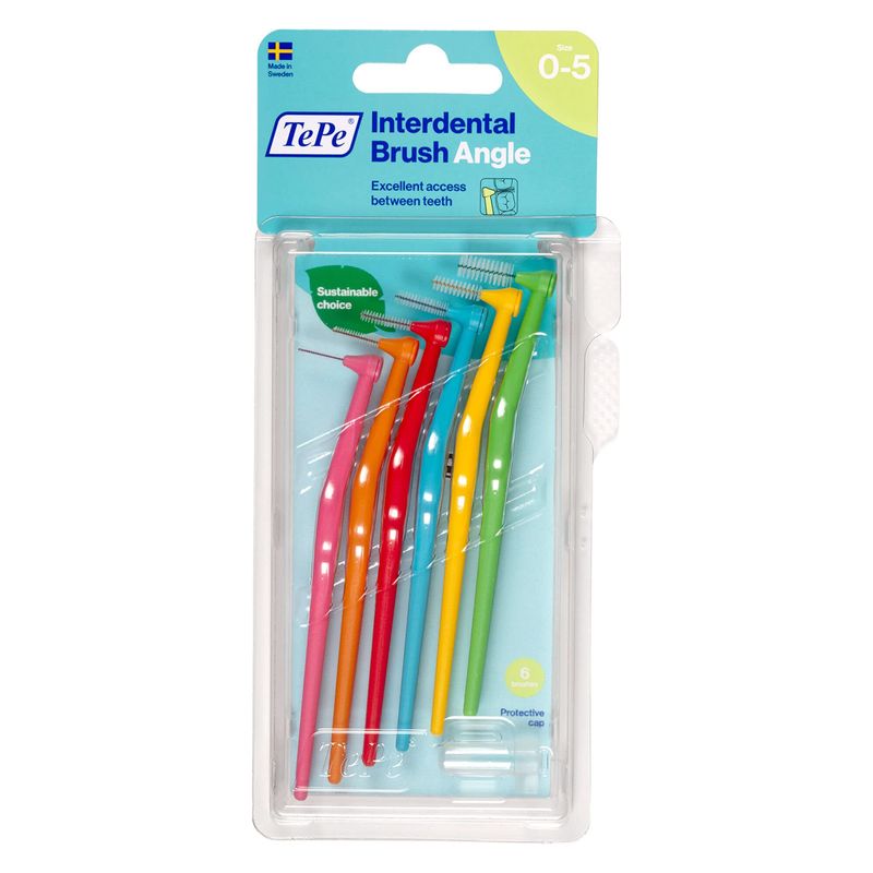 TePe Angle Interdental Brushes Mixed Pack / Samples of Every Size ...