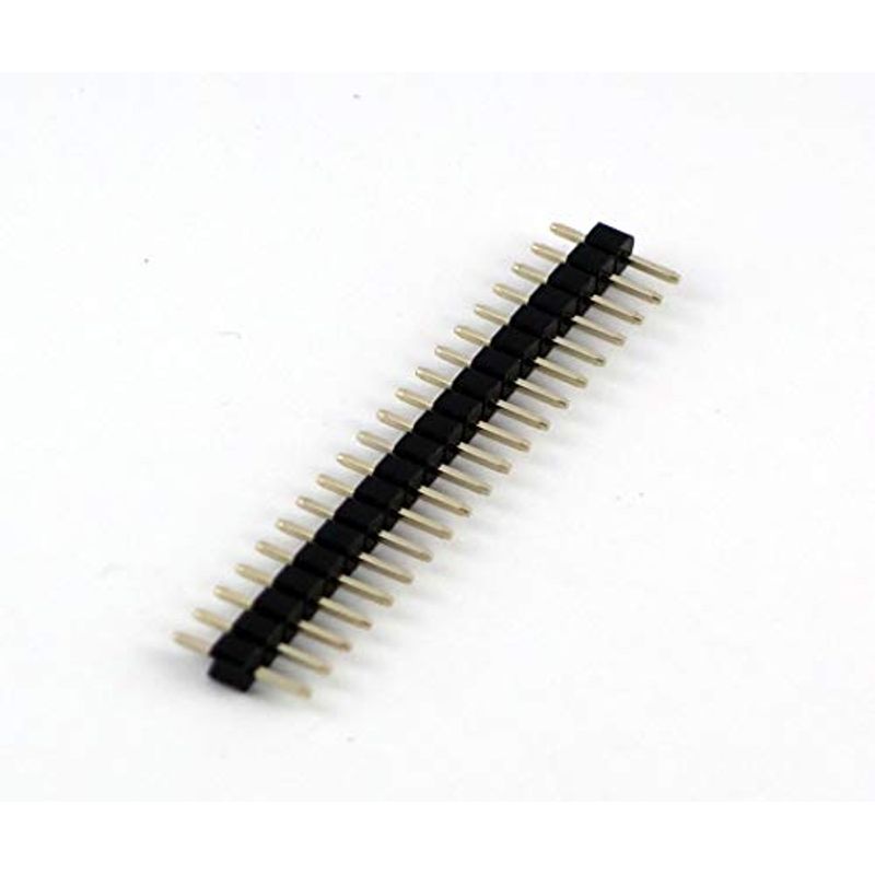 Low Profile Pin Header (20 Pins x 1 Row) for 2.54mm Pitch Board ...