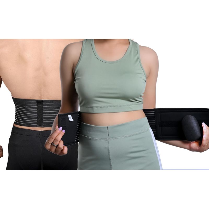 Wonder Care- Umbilical Hernia Support Belt Abdominal Binder for Belly Button Hernias or Navel ...