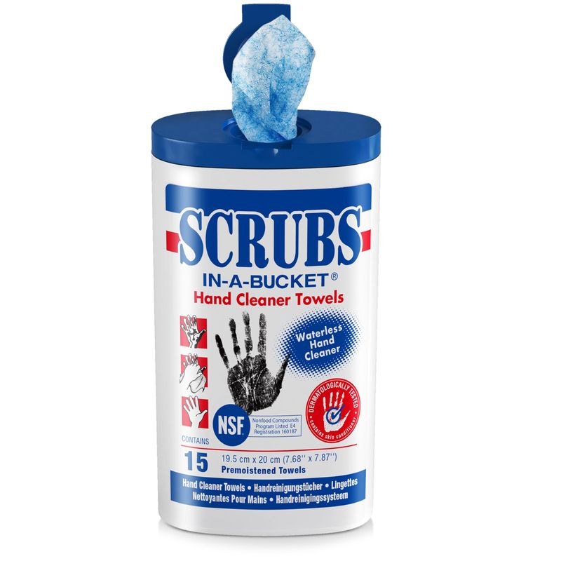 SCRUBS Cleaning Cloths in Dispenser with 15 Wipes - Online Marketplace ...